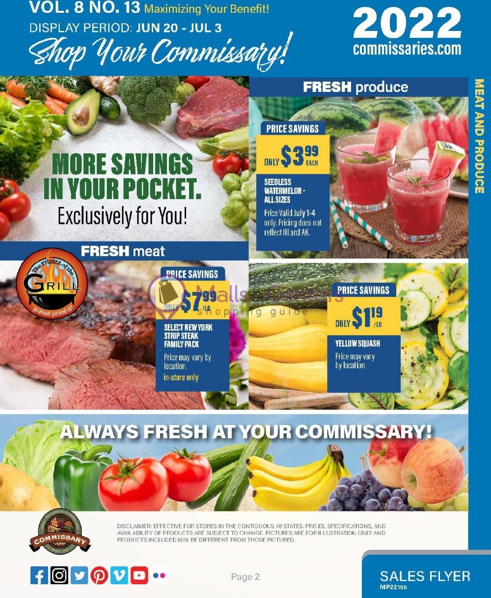 Commissary Weekly Ad - sales & flyers specials - MallsCenters