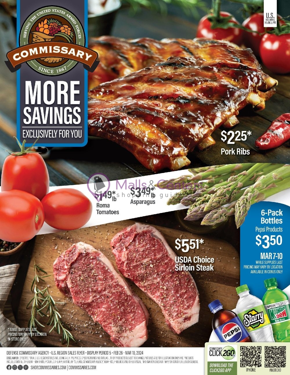 Commissary Weekly ad valid from 02/26/2024 to 03/10/2024 - MallsCenters