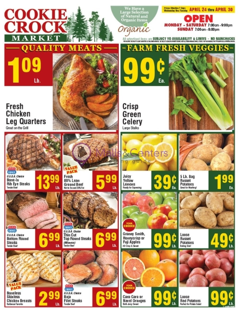 Cookie Crock Markets Weekly ad valid from 04/24/2024 to 04/30/2024 ...