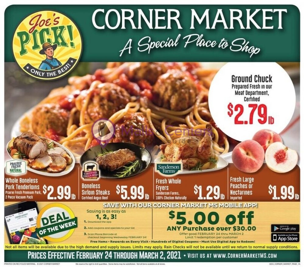 Corner Market Weekly Ad - sales & flyers specials - MallsCenters