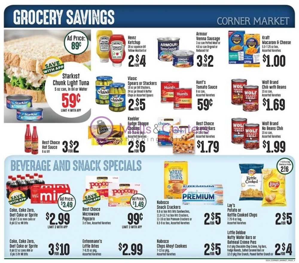 Corner Market Weekly Ad - sales & flyers specials - MallsCenters