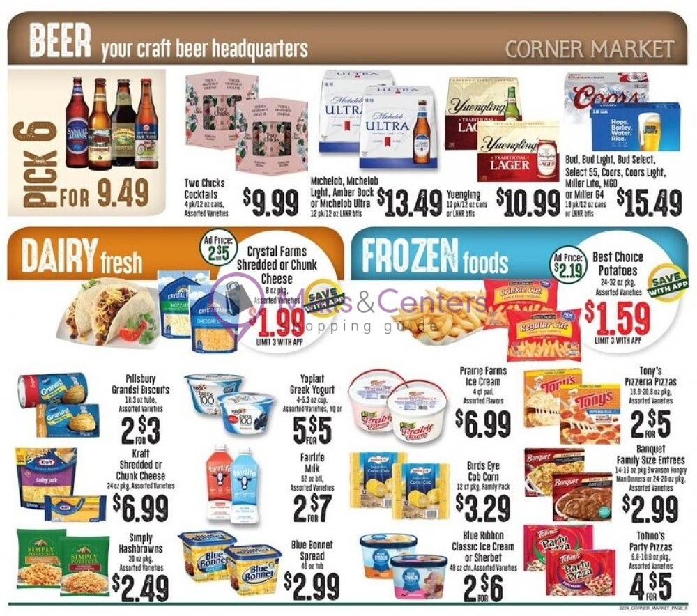 Corner Market Weekly Ad - sales & flyers specials - MallsCenters