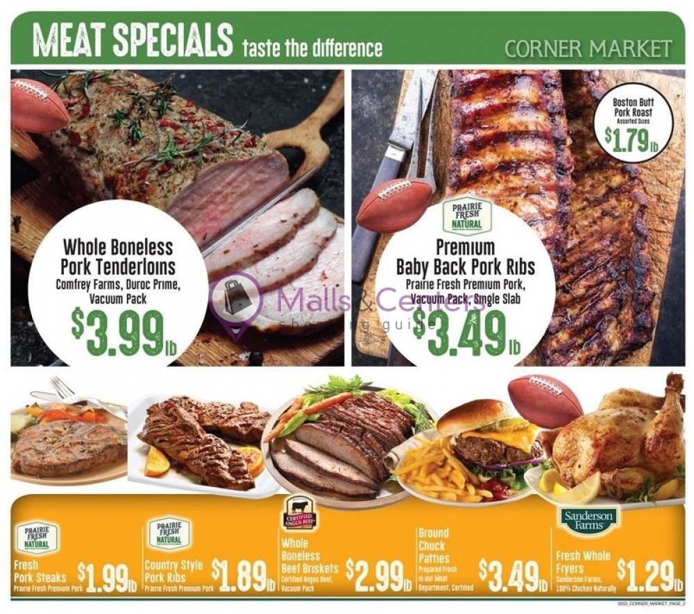 Corner Market Weekly Ad - sales & flyers specials - MallsCenters