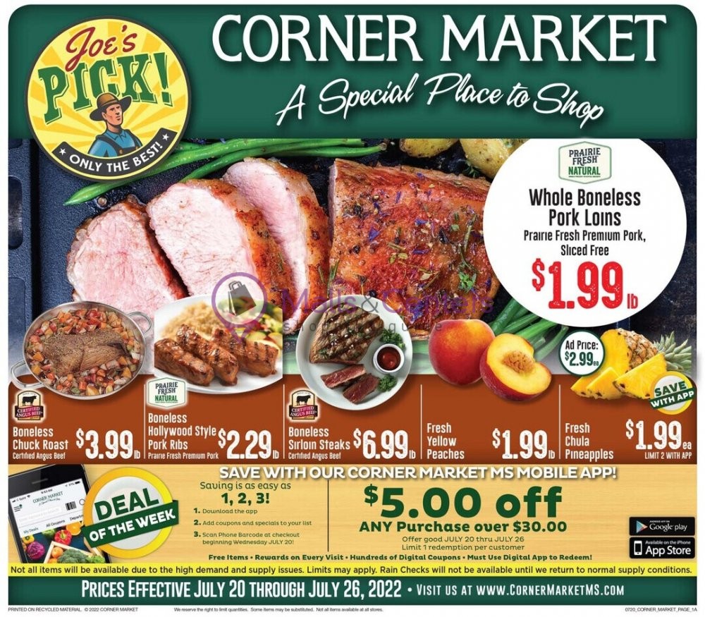 Corner Market Weekly Ad - sales & flyers specials - MallsCenters