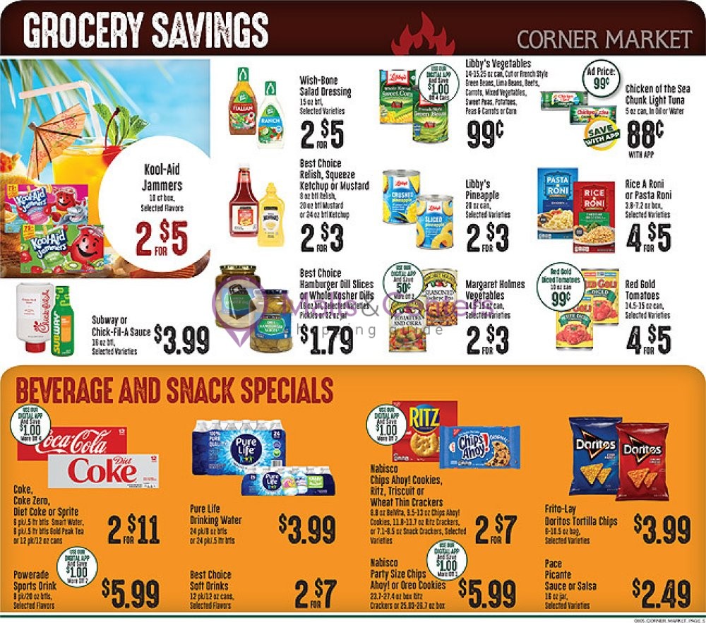 Corner Market Weekly ad valid from 06/05/2024 to 06/11/2024 - MallsCenters