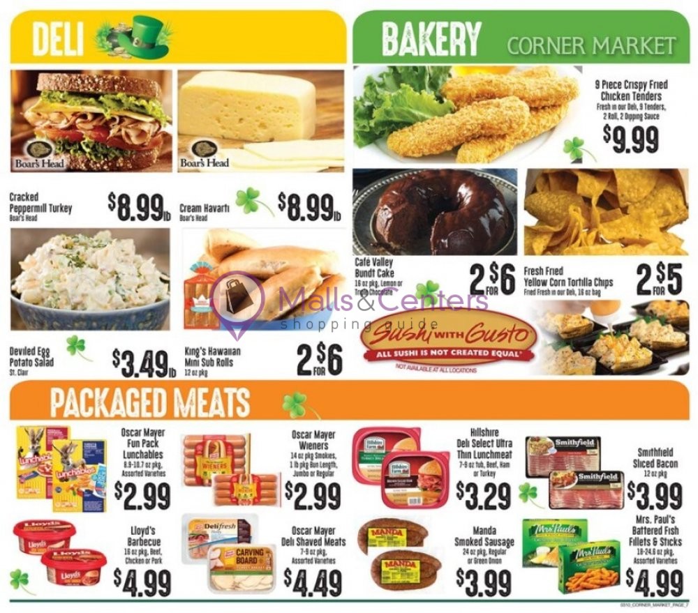 Corner Market Weekly Ad - sales & flyers specials - MallsCenters