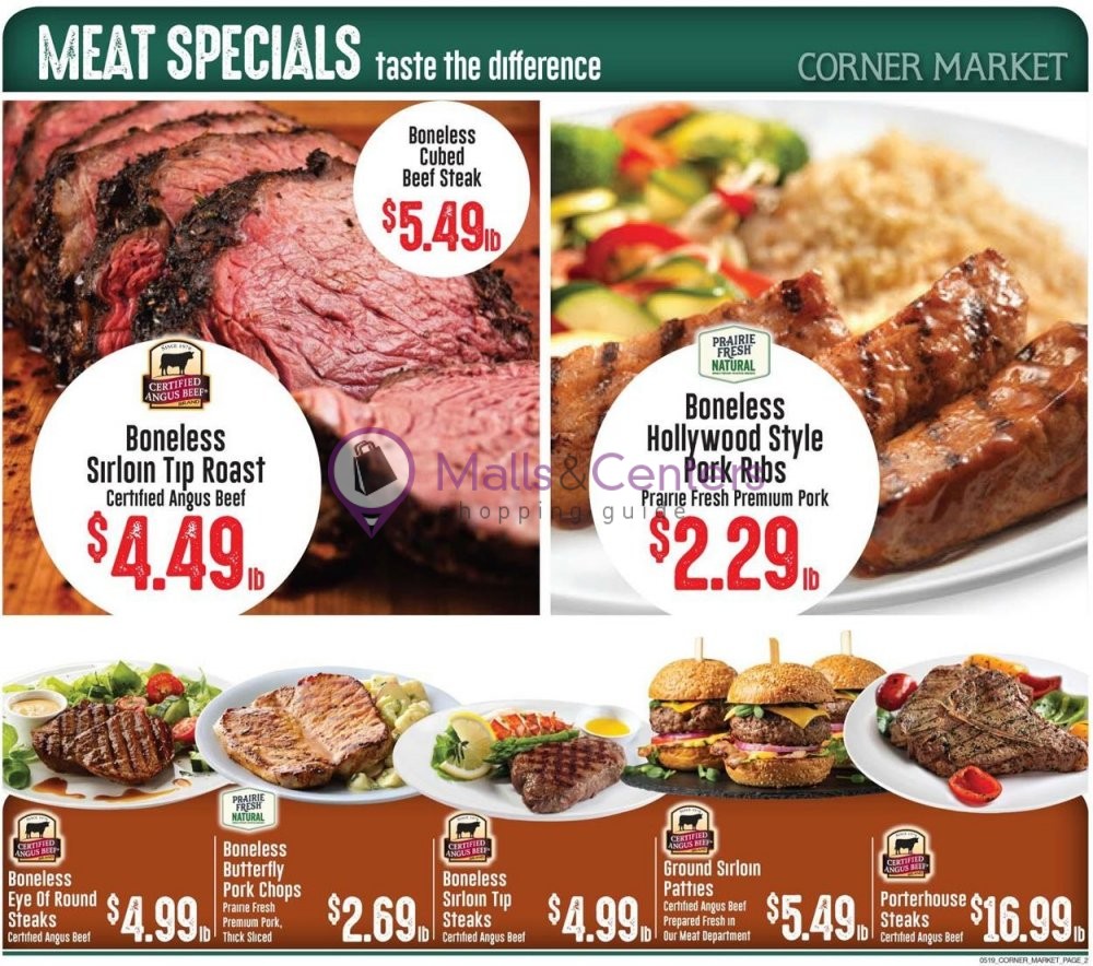 Corner Market Weekly Ad - sales & flyers specials - MallsCenters