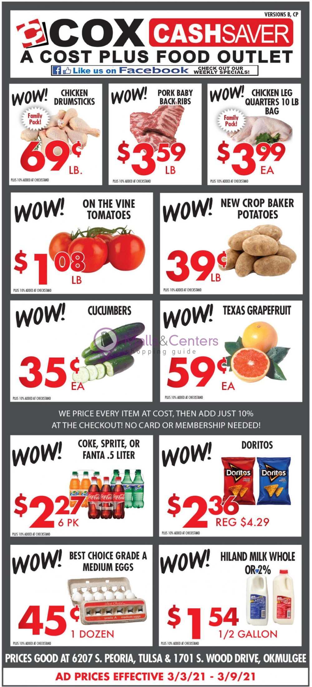 Cox Cash Saver Weekly Ad - sales & flyers specials - MallsCenters
