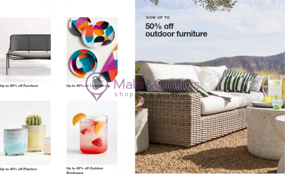 Crate & Barrel Weekly Ad - sales & flyers specials - MallsCenters