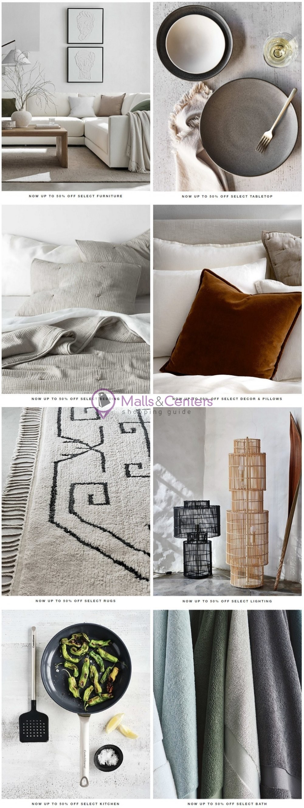 Crate & Barrel Weekly Ad - sales & flyers specials - MallsCenters