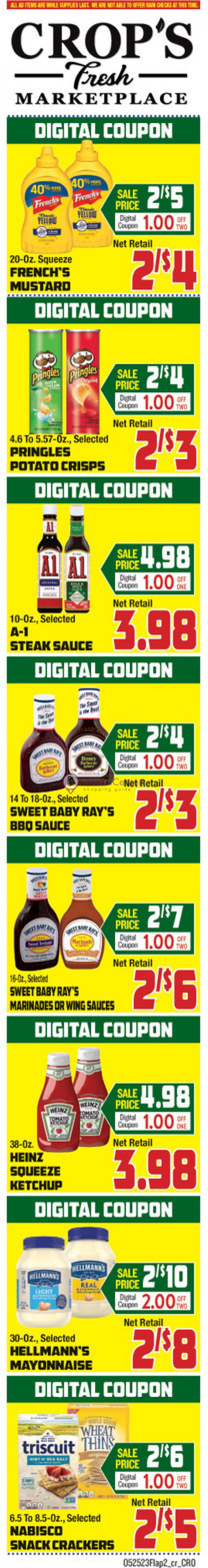 Crops Fresh Marketplace Weekly ad valid from 05/25/2023 to 05/31/2023 ...