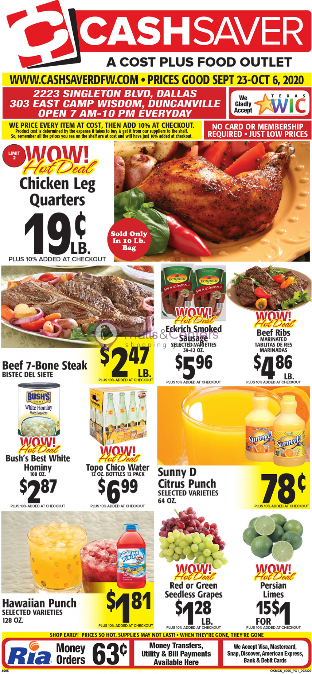 DFW Cash Saver Weekly Ad - sales & flyers specials - MallsCenters