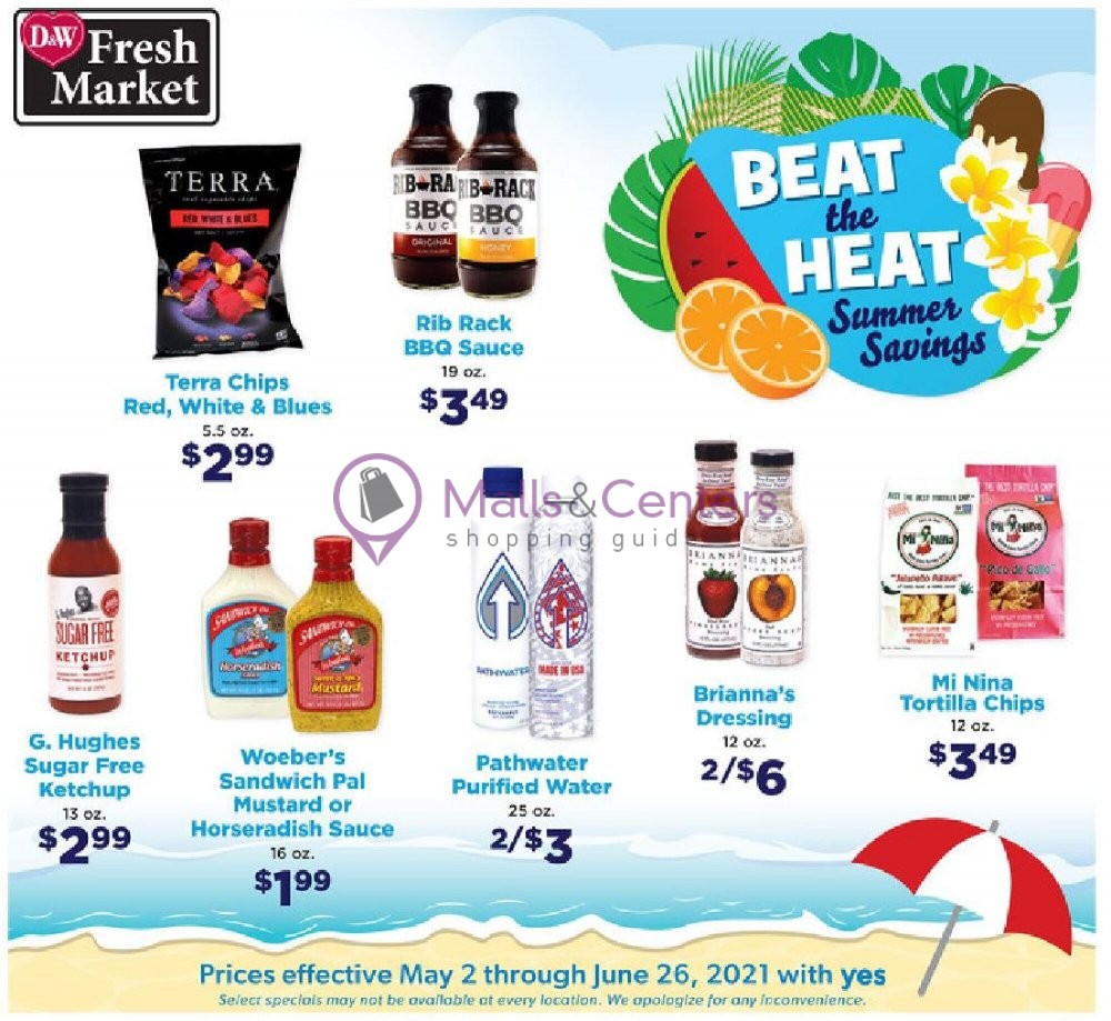 D&W Fresh Market Weekly Ad - sales & flyers specials - MallsCenters