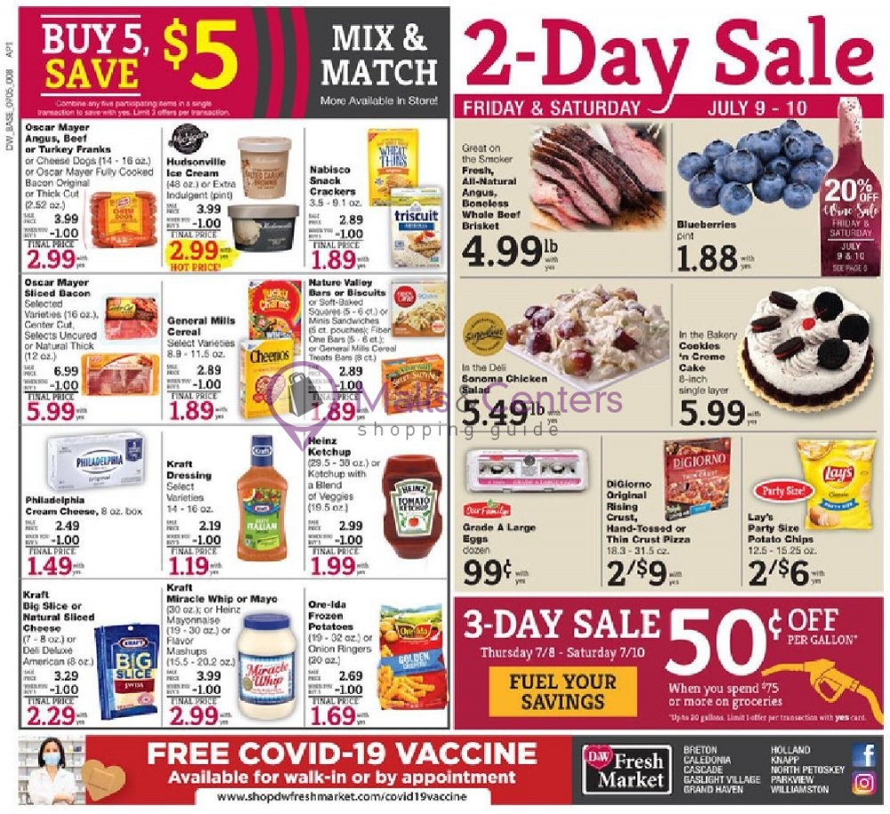 D&W Fresh Market Weekly Ad - sales & flyers specials - MallsCenters