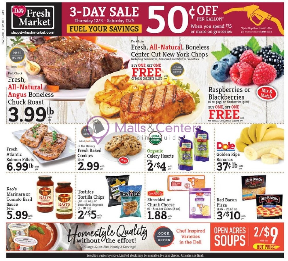 D&W Fresh Market Weekly Ad - sales & flyers specials - MallsCenters