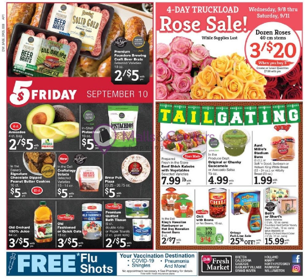 D&W Fresh Market Weekly Ad - sales & flyers specials - MallsCenters