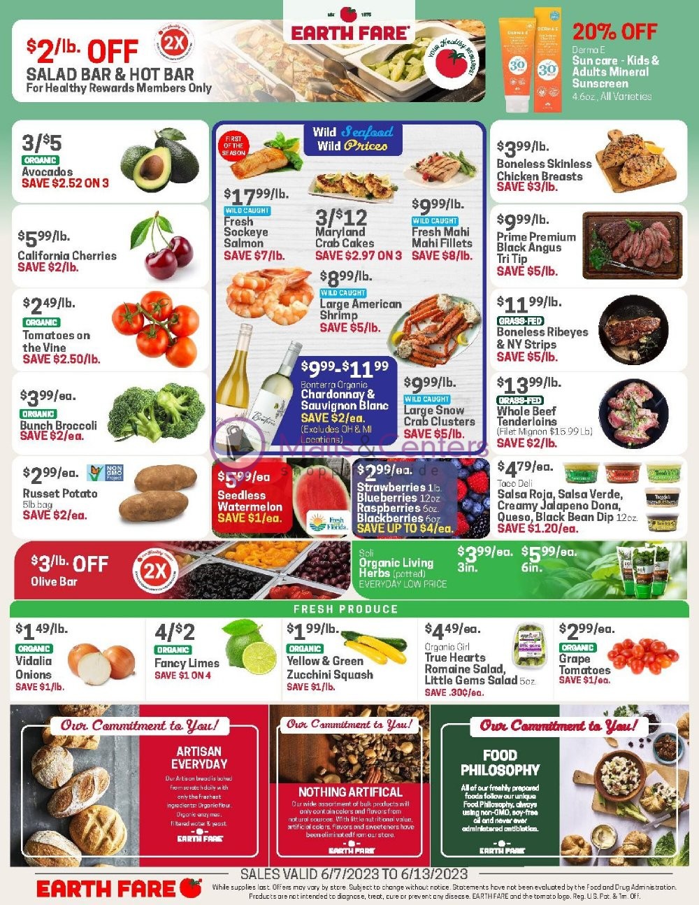 Earth Fare Weekly ad valid from 06/07/2023 to 06/13/2023 - MallsCenters