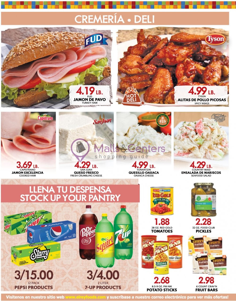 El Rey Foods Weekly Ad - sales & flyers specials - MallsCenters