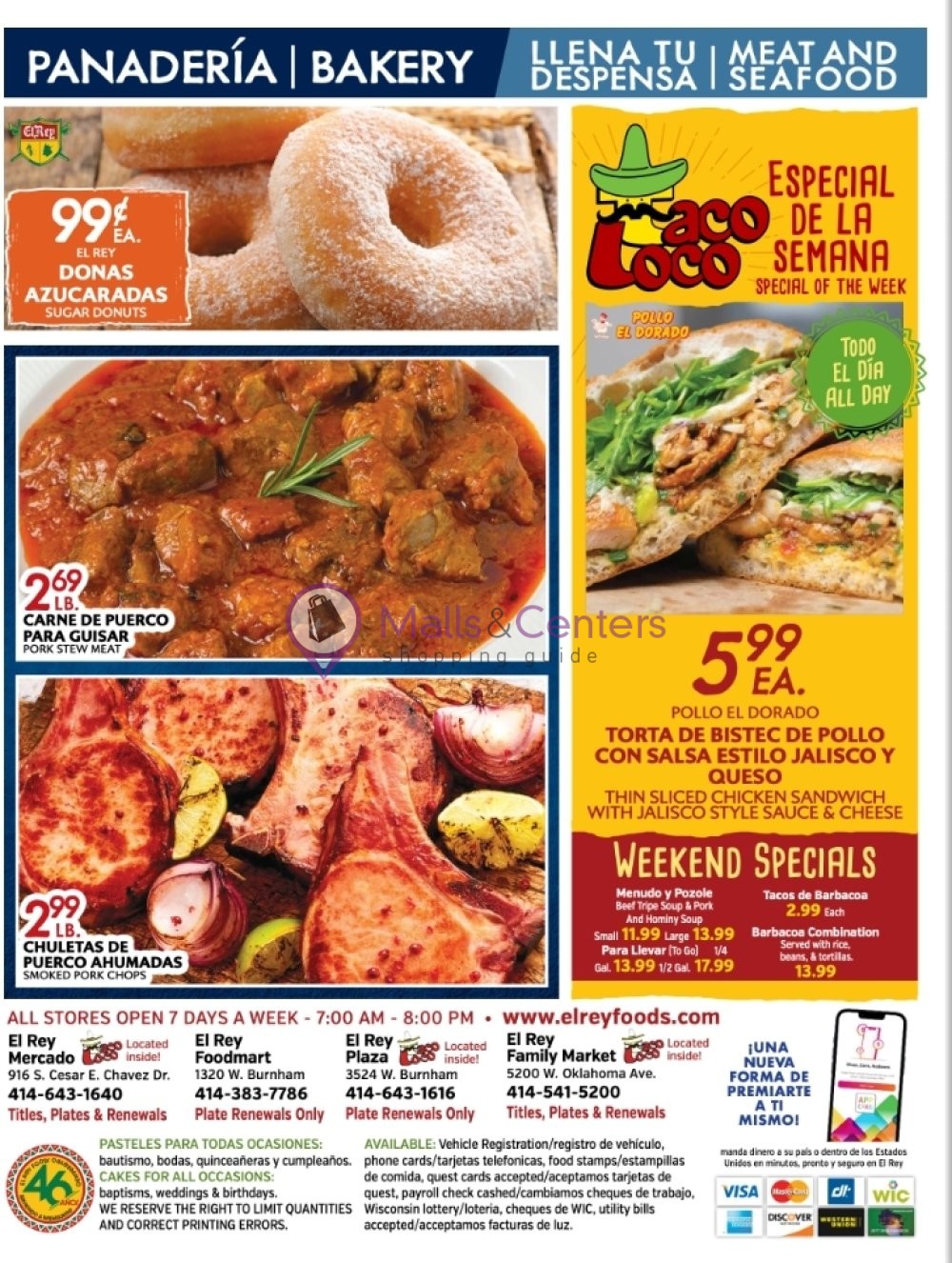 El Rey Foods Weekly ad valid from 06/13/2024 to 06/19/2024 - MallsCenters