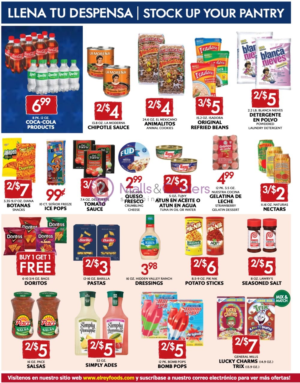 El Rey Foods Weekly ad valid from 06/27/2024 to 07/03/2024 - MallsCenters