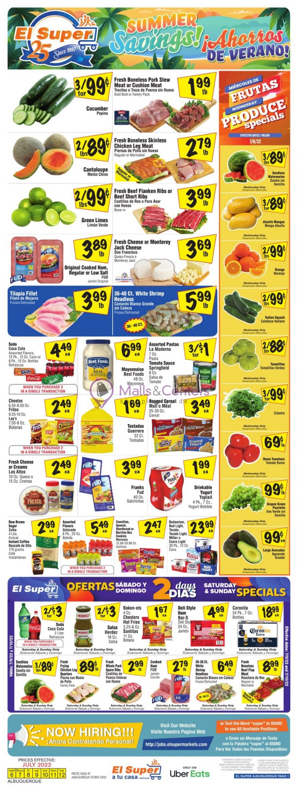 El Super Weekly Ad - sales & flyers specials - MallsCenters