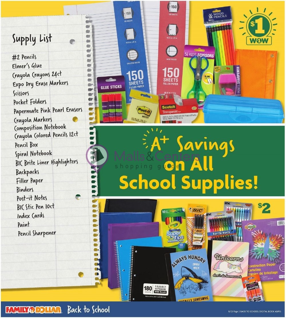 Family Dollar Weekly Ad - sales & flyers specials - MallsCenters