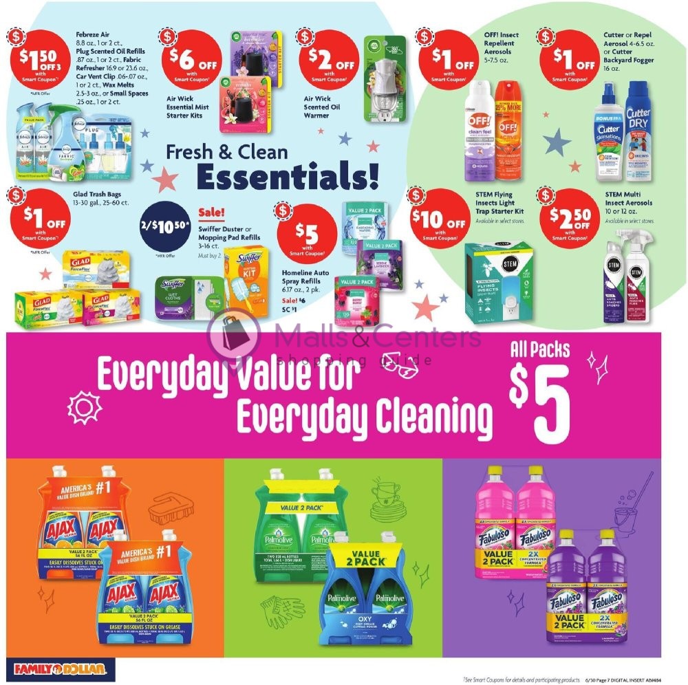 Family Dollar Weekly ad valid from 06/30/2024 to 07/06/2024 - MallsCenters