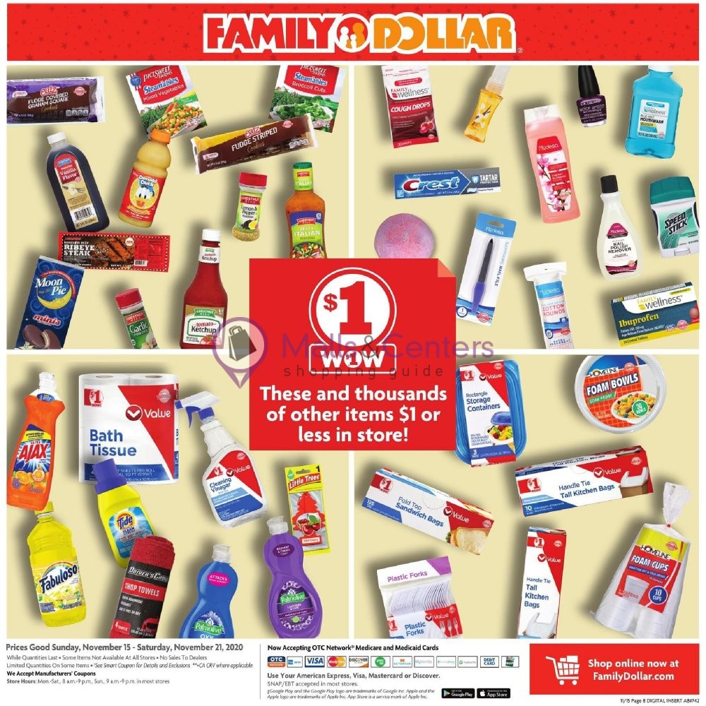 Family Dollar Weekly Ad - sales & flyers specials - MallsCenters