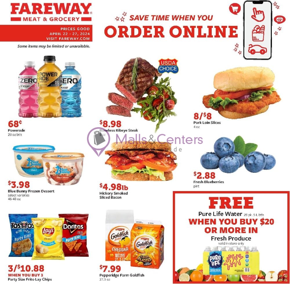 Fareway Weekly Ad, from Mon, 4/22/2024 - sales & flyers specials ...