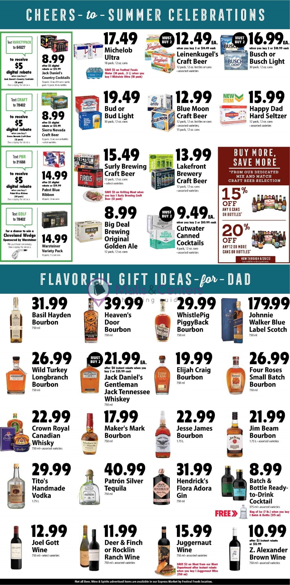 Festival Foods Weekly Ad Valid From 06 14 2023 To 06 20 2023 MallsCenters Festival Foods Weekly Ad Valid From 06 14 2023 To 06 20 2023 MallsCenters