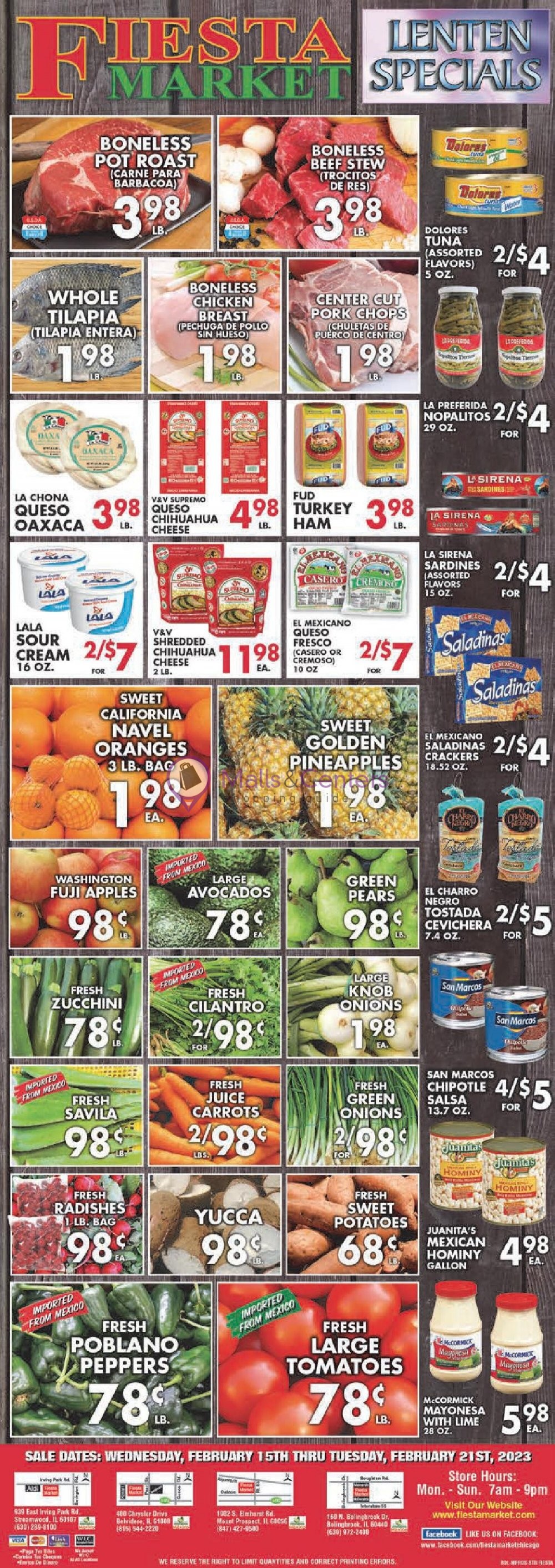 Fiesta Market Weekly Ad - sales & flyers specials - MallsCenters