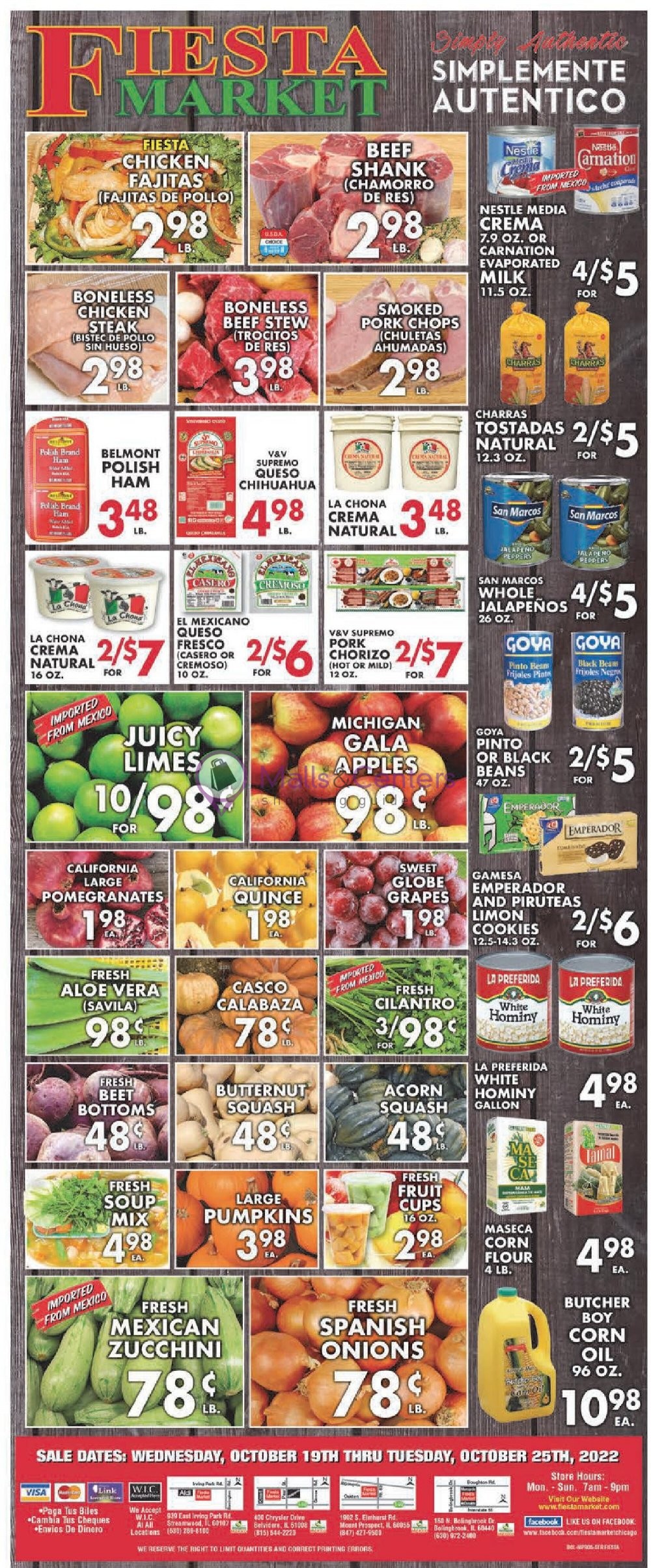 Fiesta Market Weekly Ad - sales & flyers specials - MallsCenters