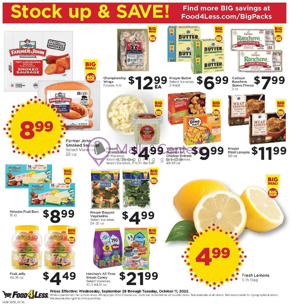 Food 4 Less Weekly Ad - sales & flyers specials - MallsCenters