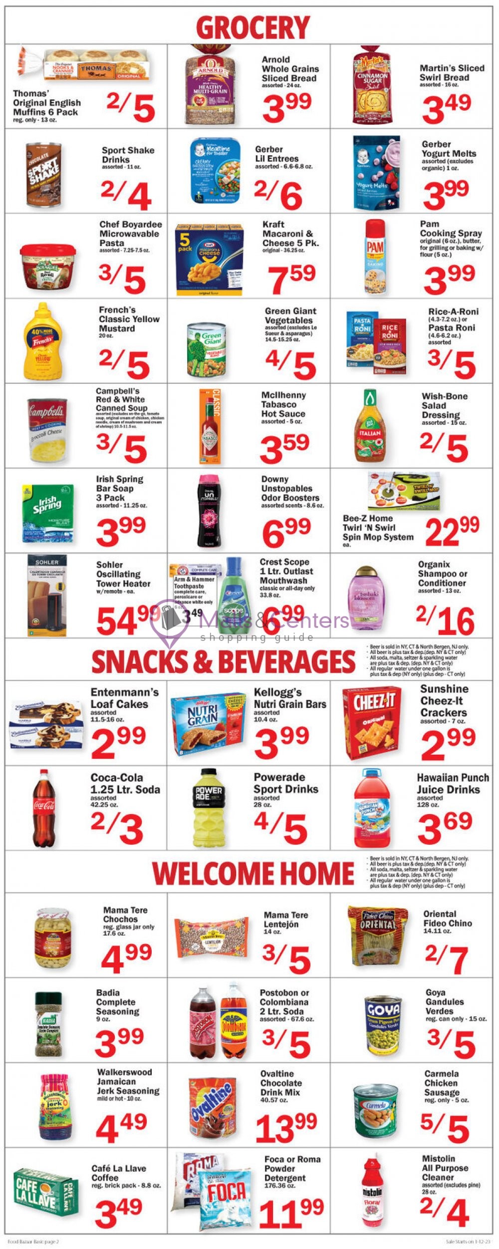 Food Bazaar Weekly Ad - sales & flyers specials - MallsCenters