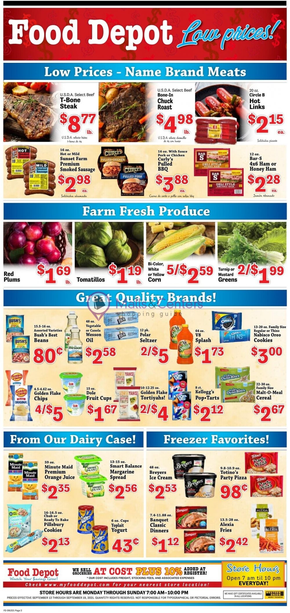 Food Depot Weekly Ad - sales & flyers specials - MallsCenters