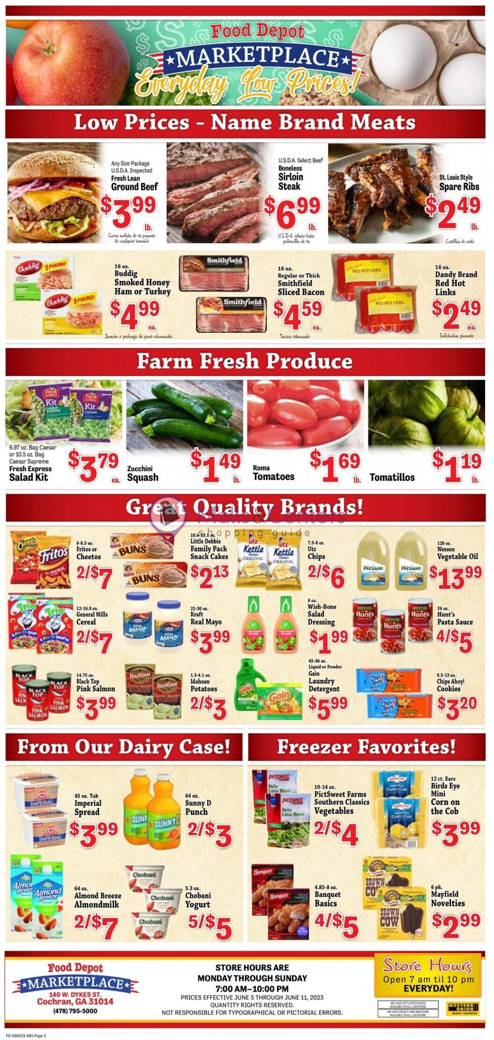 Food Depot Weekly ad valid from 06/05/2023 to 06/11/2023 - MallsCenters