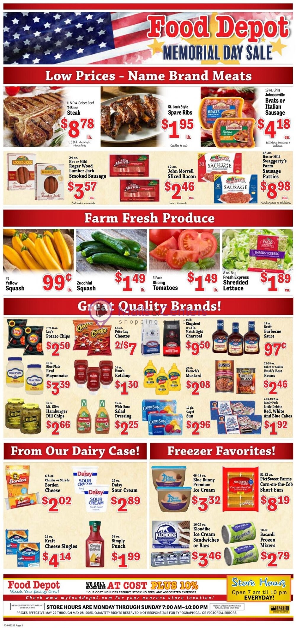 Food Depot Weekly ad valid from 05/22/2023 to 05/28/2023 - MallsCenters
