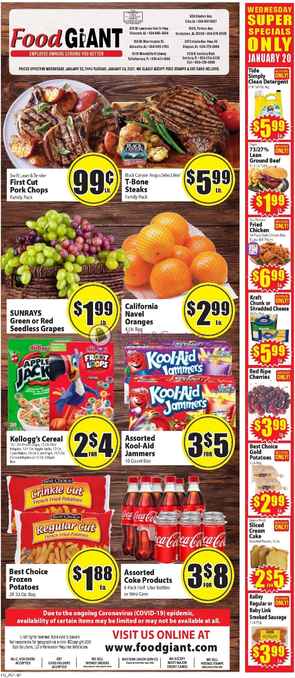 Food Giant Weekly Ad - sales & flyers specials - MallsCenters