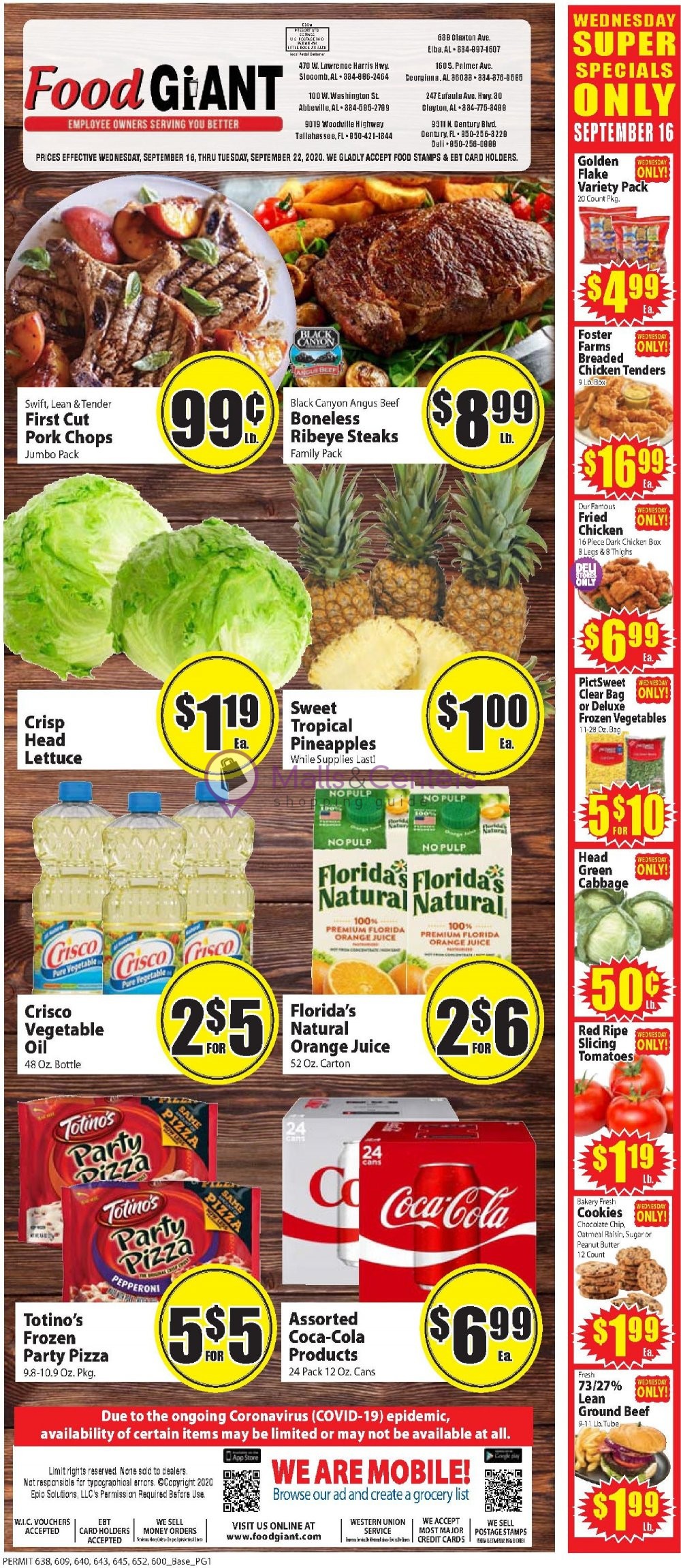 Food Giant Weekly Ad - sales & flyers specials - MallsCenters
