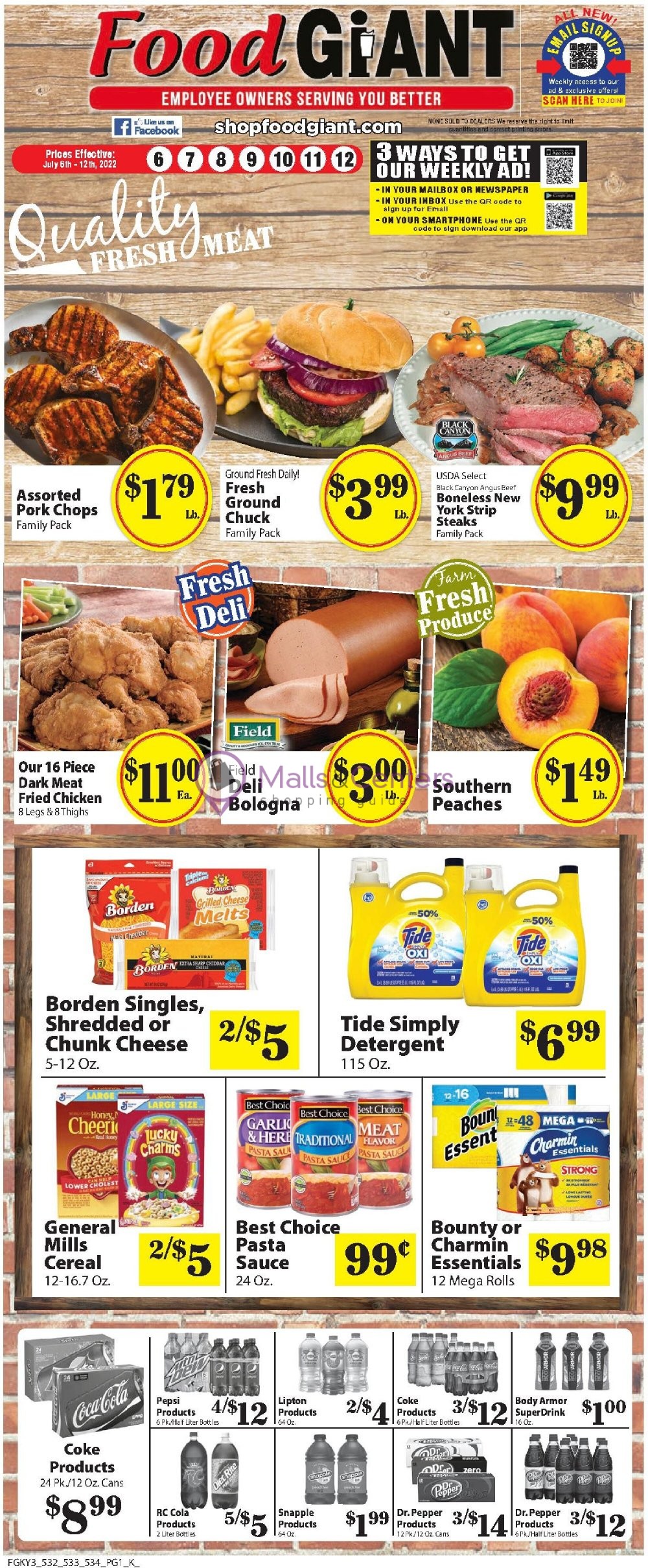Food Giant Weekly Ad - sales & flyers specials - MallsCenters