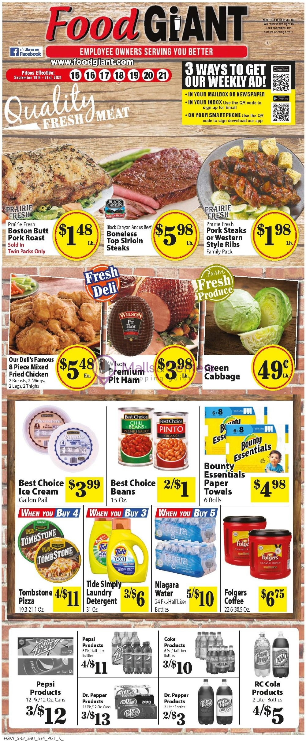 Food Giant Weekly Ad - sales & flyers specials - MallsCenters