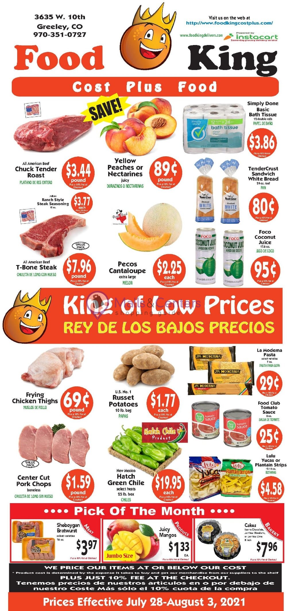 Food King Cost Plus Food Weekly Ad - sales & flyers specials - MallsCenters