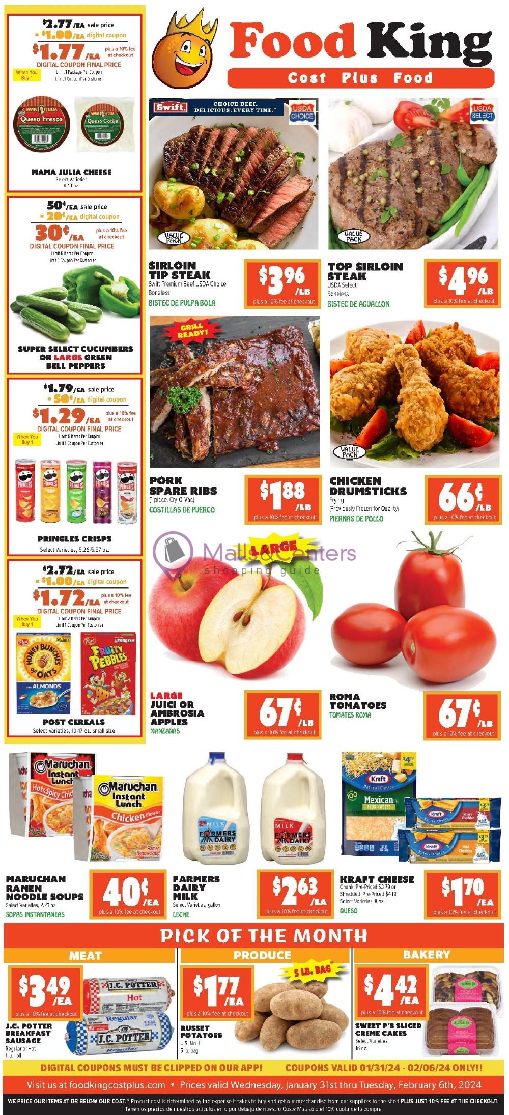 Food King Cost Plus Food Weekly ad valid from 01/31/2024 to 02/06/2024 ...