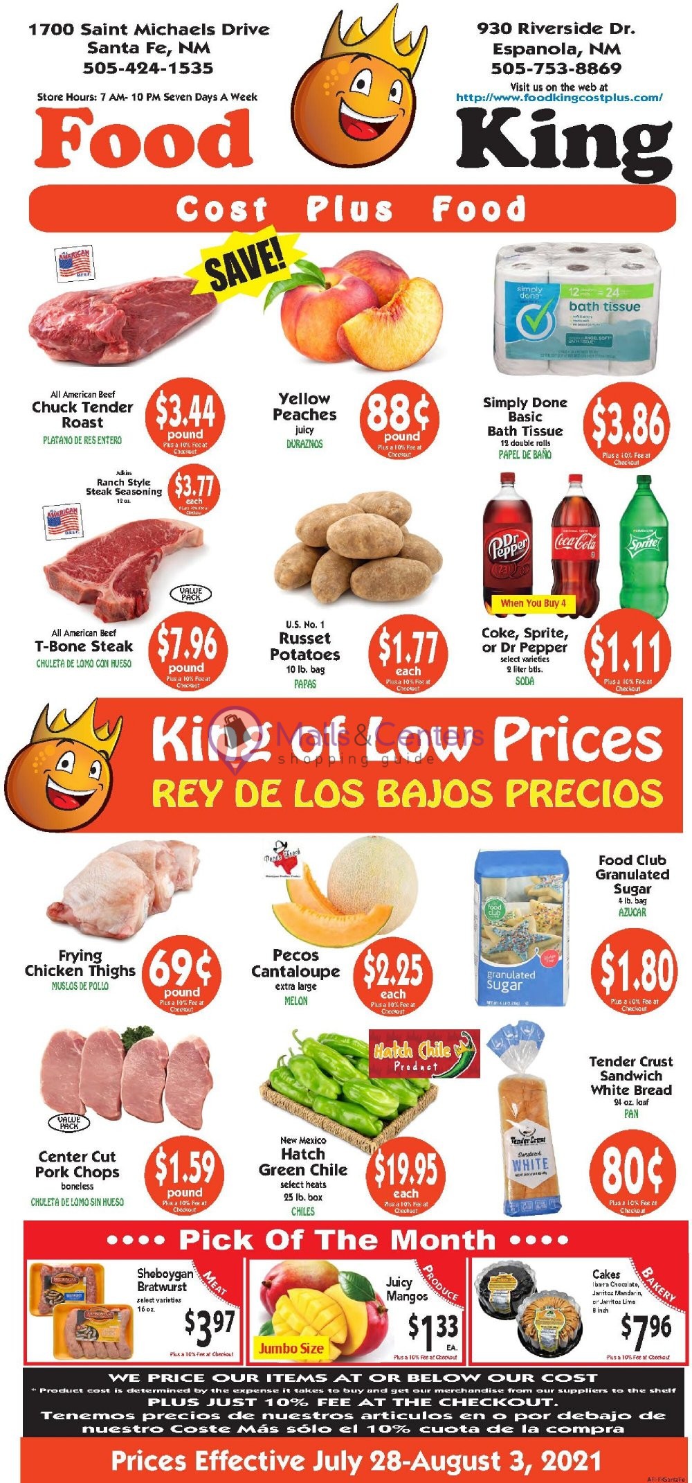 Food King Cost Plus Food Weekly Ad - sales & flyers specials - MallsCenters