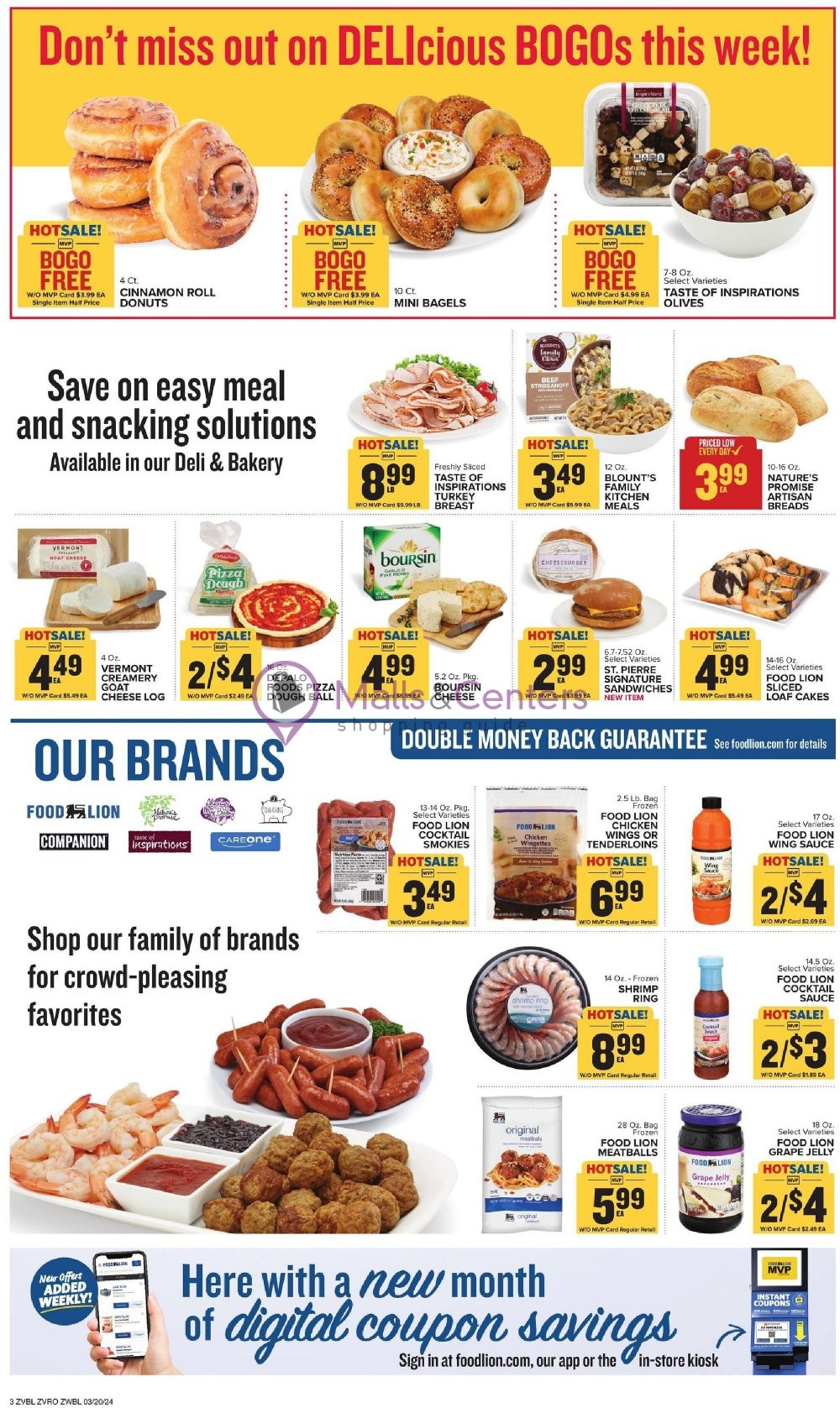Food Lion Weekly ad valid from 03/20/2024 to 03/26/2024 - MallsCenters