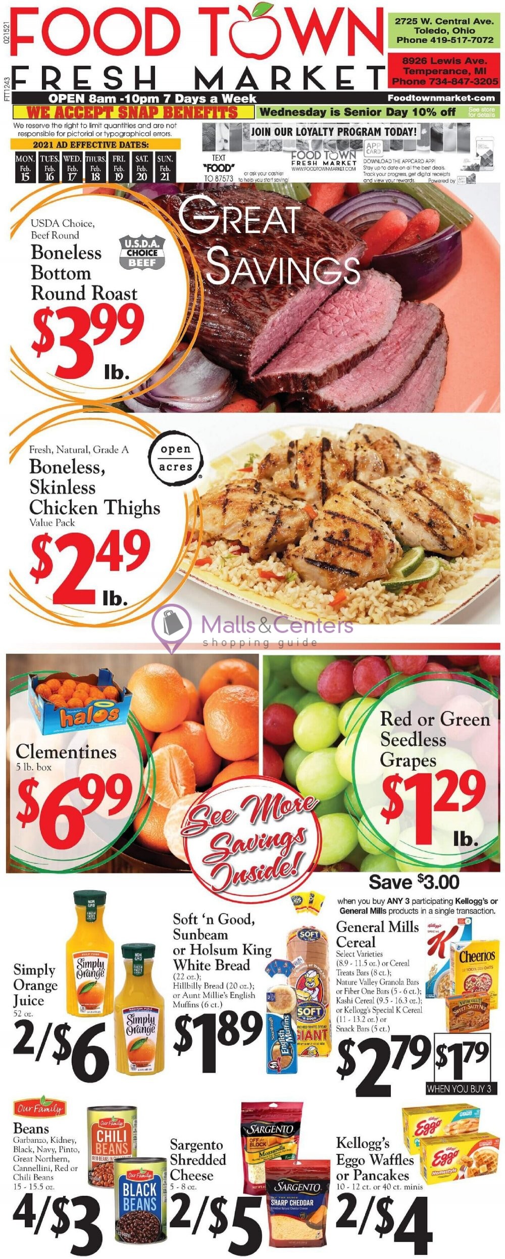 Food Town Fresh Market Weekly Ad - sales & flyers specials - MallsCenters