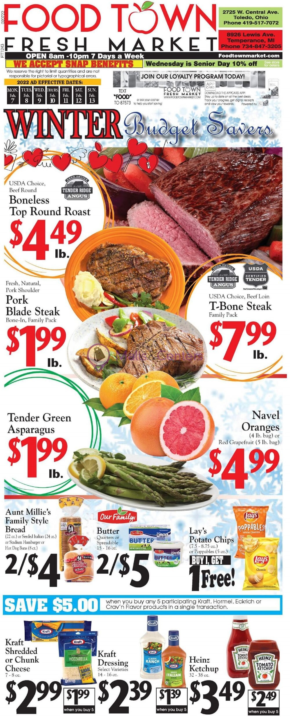Food Town Fresh Market Weekly ad valid from 02/07/2022 to 02/13/2022 ...