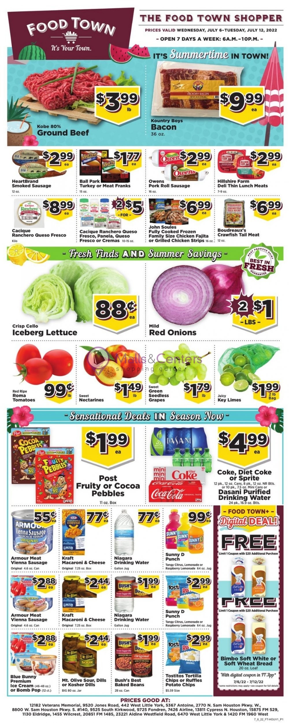 Food Town Weekly Ad - sales & flyers specials - MallsCenters