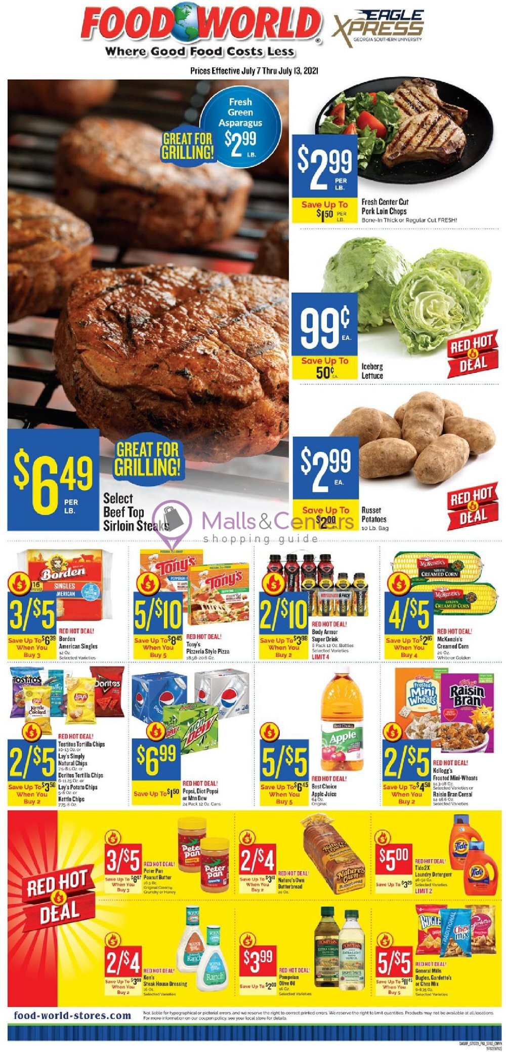 Food World Weekly Ad - sales & flyers specials - MallsCenters