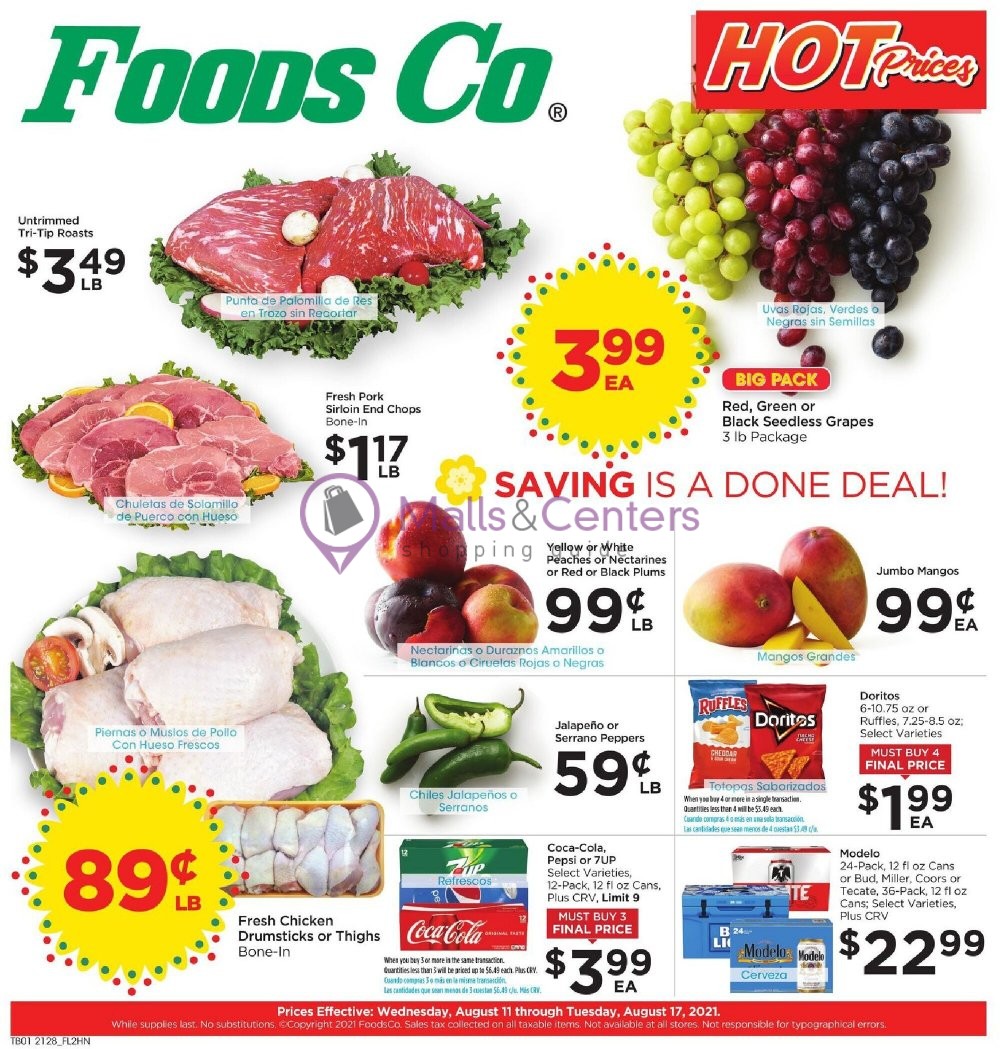 Foods Co. Weekly Ad - sales & flyers specials - MallsCenters